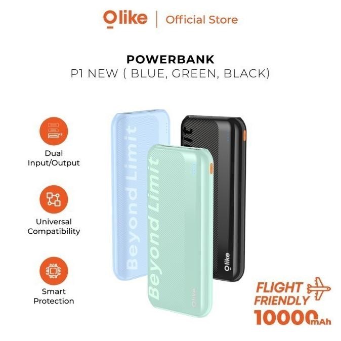 Jual Olike by Oppo Power Bank 10000mAh P1 Dual Port Smart Protection ...