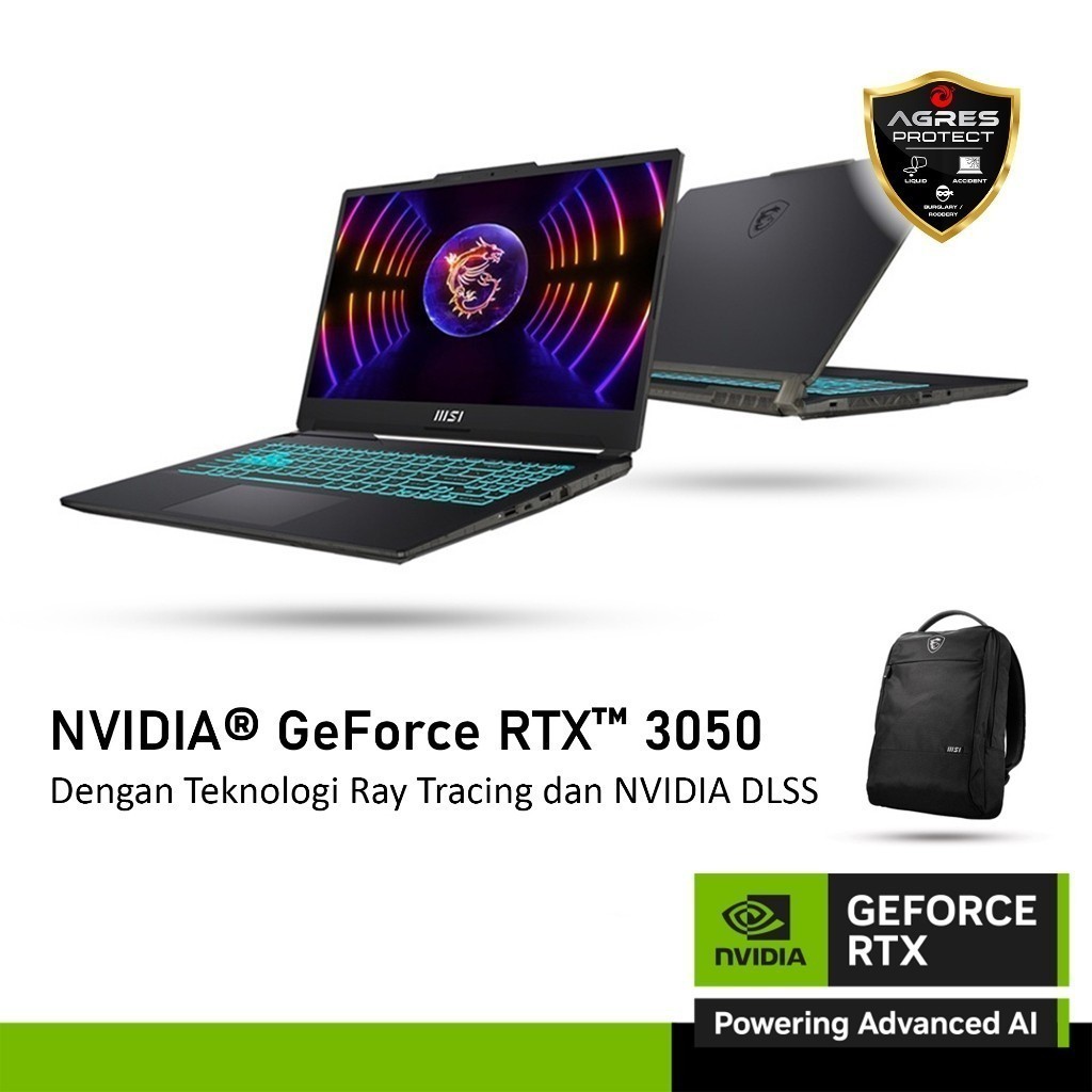 Jual MSI CYBORG 15 GeForce RTX™ 3050 4GB - I7 13620H 16GB 512GB WINDOWS ...