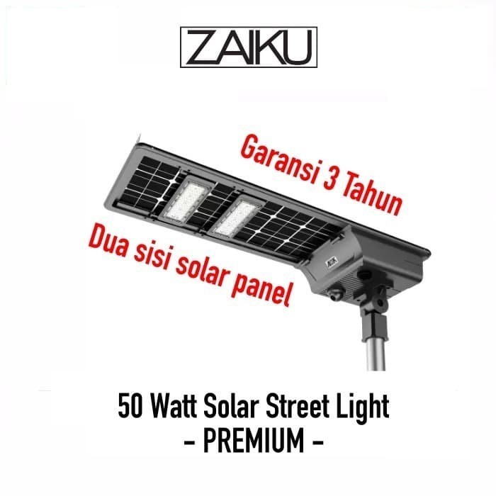 Jual TERBARU - Original Zaiku 50 Watt All in One Solar Street Light ...