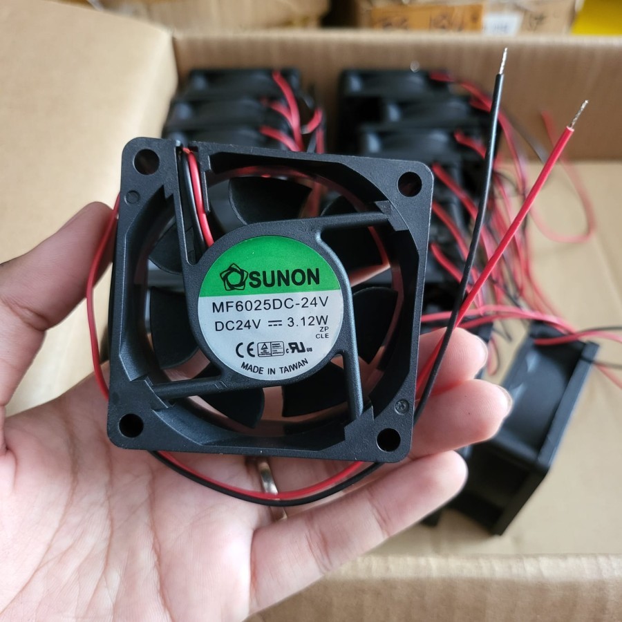 Jual fan dc 24v dc 6 cm SUNON / kipas 24v dc 6 cm | Shopee Indonesia
