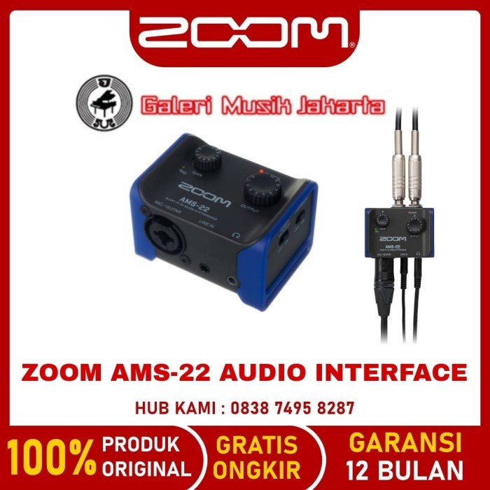 Jual PROMO!! Zoom AMS 22 Audio Interface | Shopee Indonesia