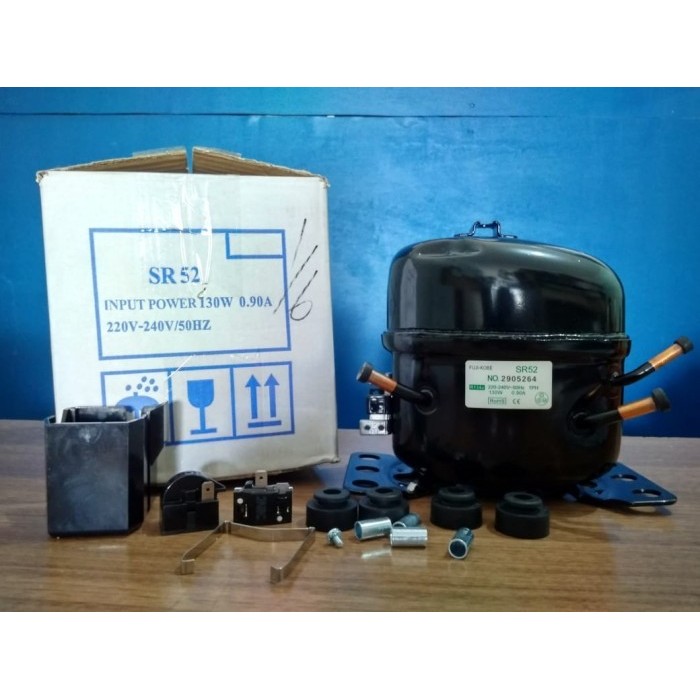 Jual Kompresor kulkas/compressor kulkas merk fuji SR52 1/6 PK/HP ...