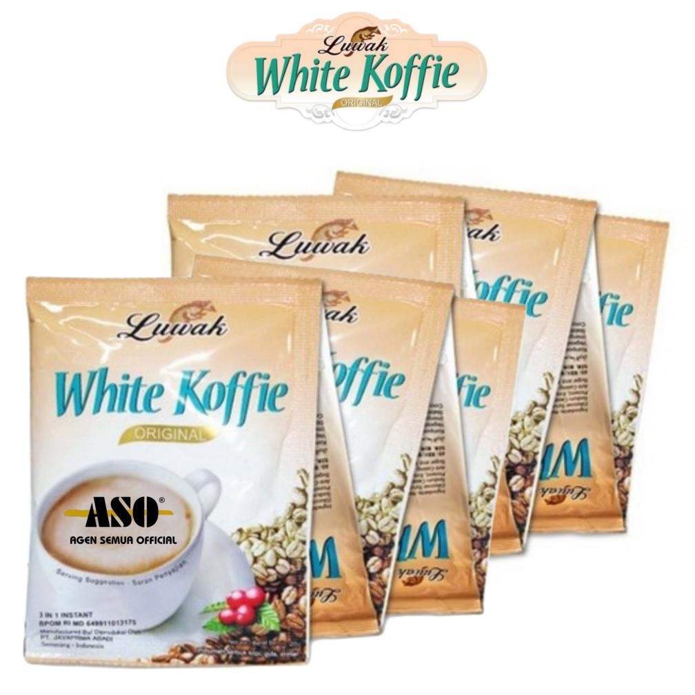 Jual Kopi Luwak white Coffe original 20g RENCENG ( ISI 10) | Shopee ...