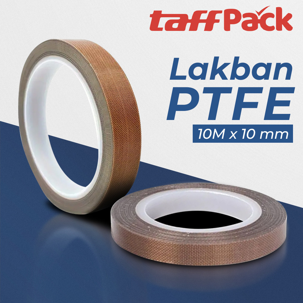 Jual TaffPACK Tape Lakban PTFE Heat High Temperature Adhesive 10M - TF10M | Shopee Indonesia