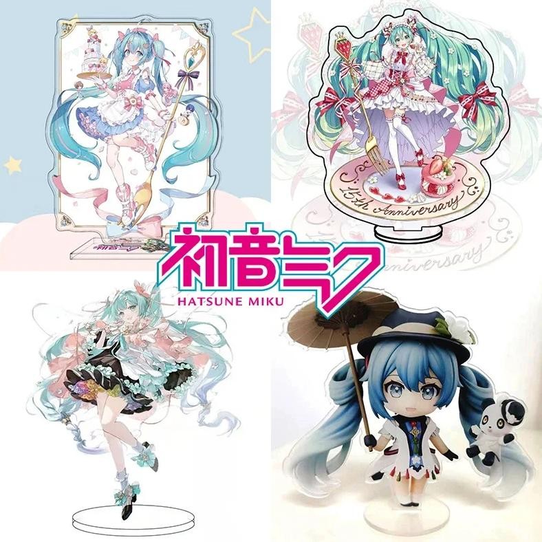 Jual hatsune miku acrylic stand model kawaii 15/6cm acrylic action ...