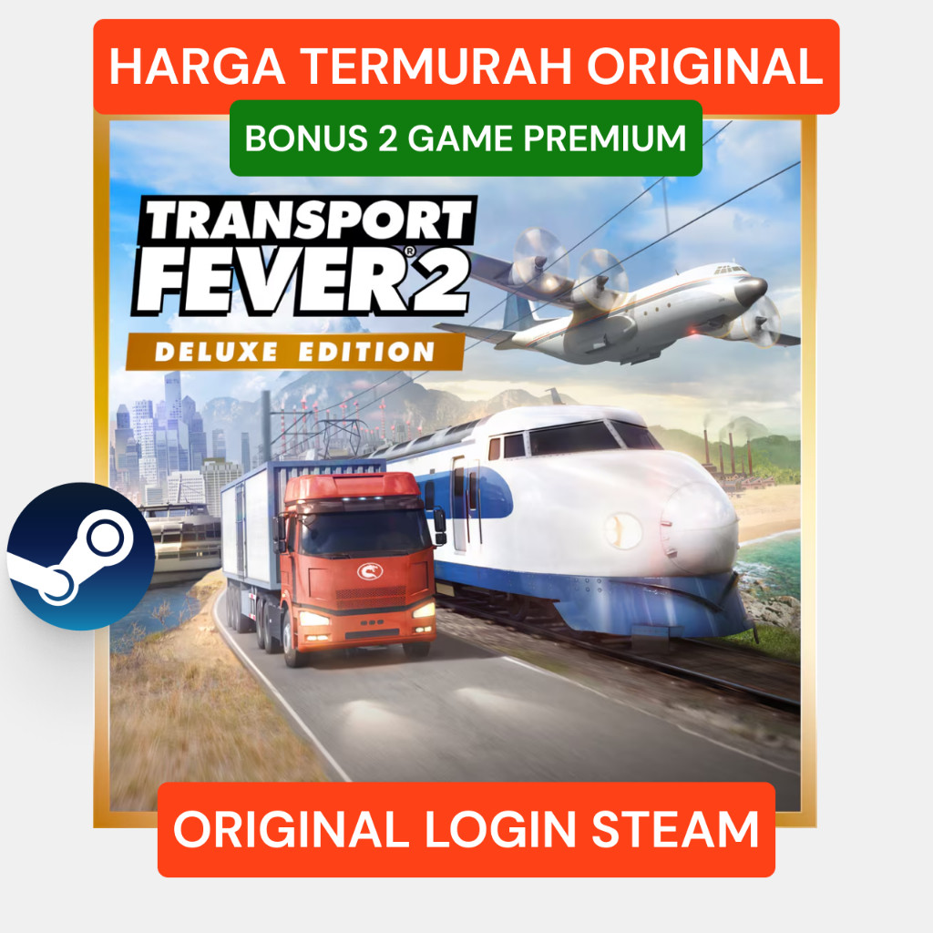 Jual Transport Fever 2 - Original Game Laptop PC Pakai Stim - Game ...