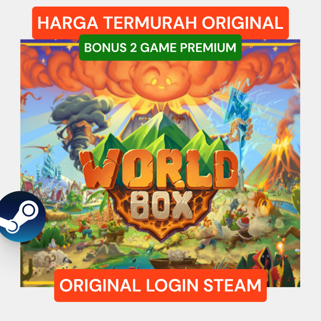 Jual Worldbox God Simualtor - Game Simulator Sandbox - Original Steam ...