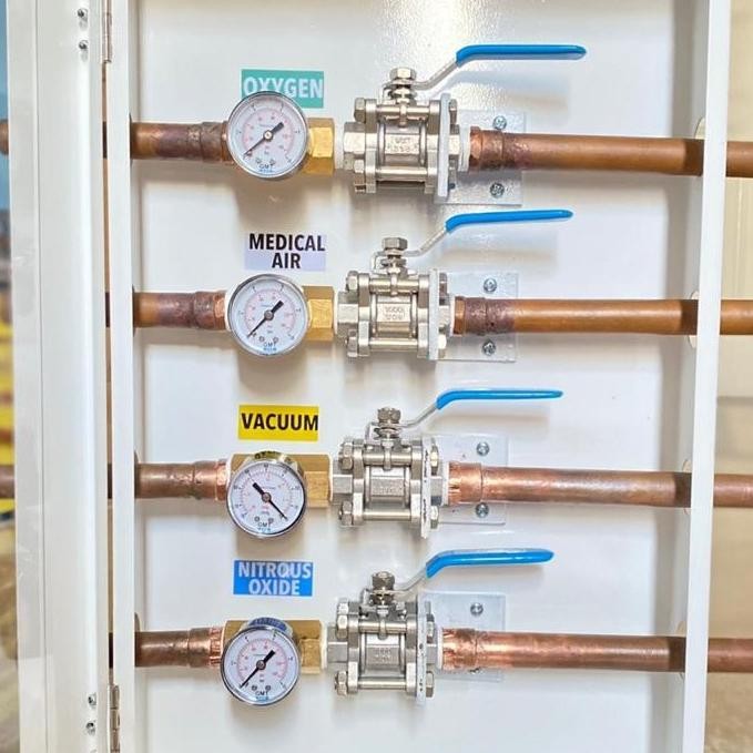 Jual Box Zone Valve - 3 Gas - Medical Gas Shut Off Valve !! Ready ...