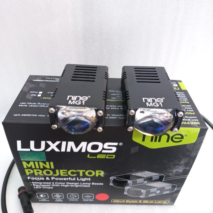 Jual Lampu Tembak MG1 Lampu Led Mini Projector Laser MG1 3 Warna ...