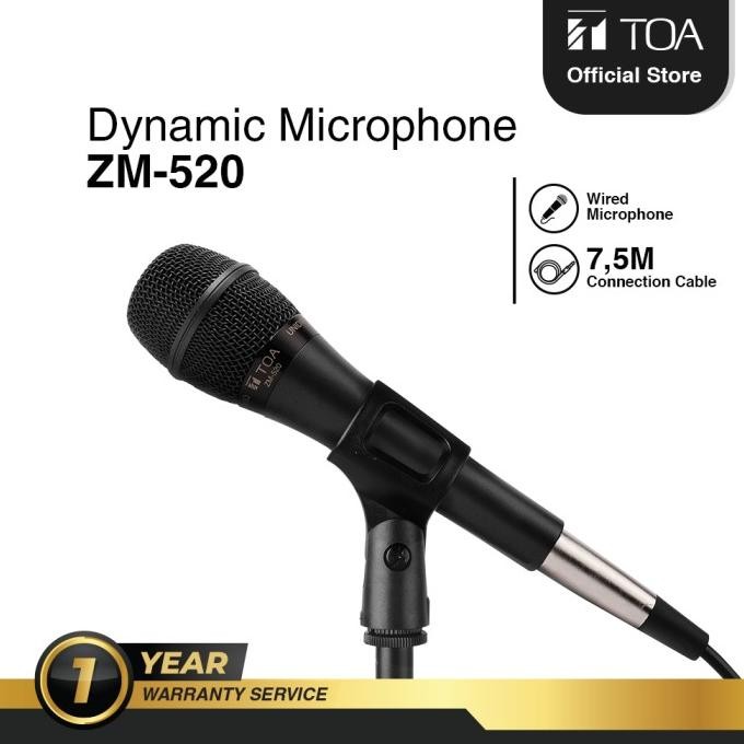Jual JUAL TOA ZM-520 Dynamic Microphone | Shopee Indonesia