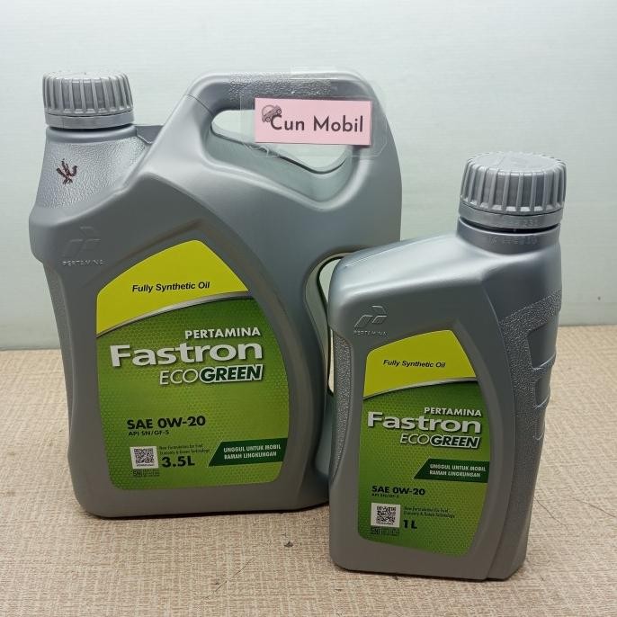 Jual Oli mesin Pertamina Fastron ECO Green 0W-20 API SN / GF-5 , 3,5 ...