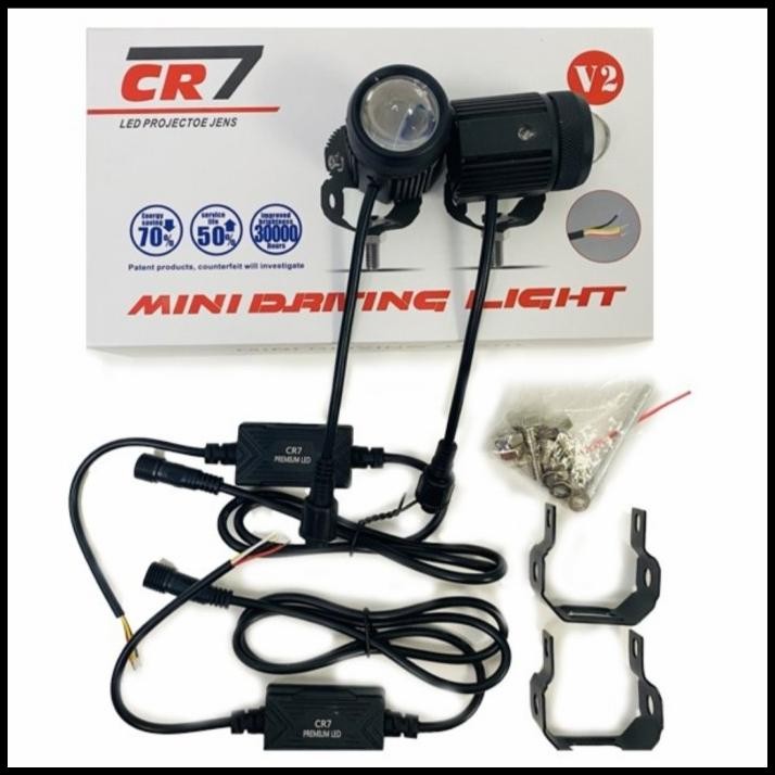 Jual Lampu Sorot Tembak Laser Foglamp Dual Colour Mini Driving Led 2 ...
