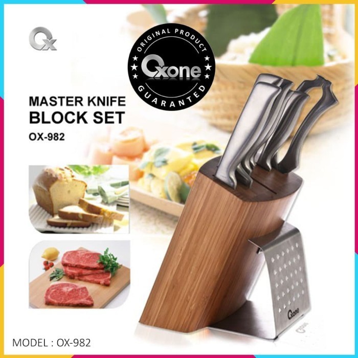 Jual Produk Ready Pisau Oxone OX-982 Pisau Master Knife Block Set Oxone ...
