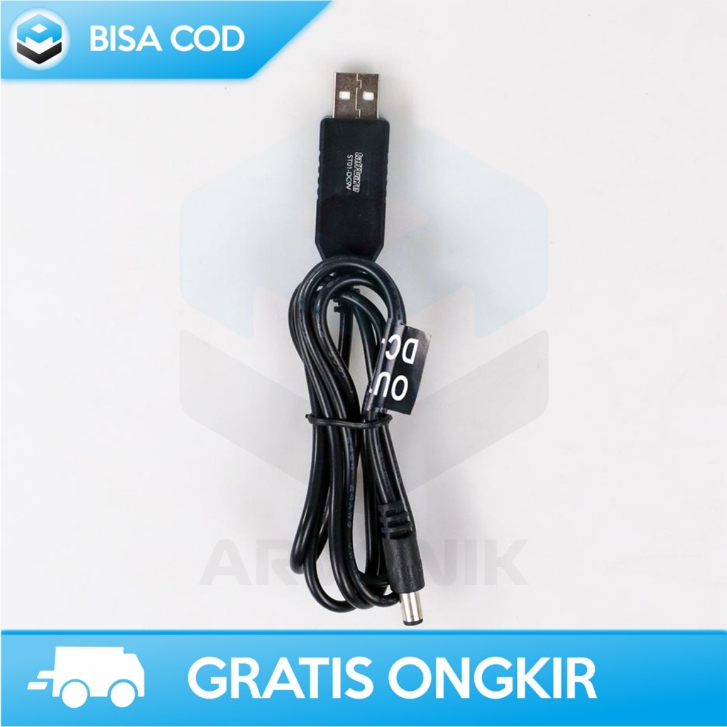 Jual ADAPTOR KONVERTER USB PENINGKAT DAYA 5V KE 9V KABEL PANJANG 100 CM ...