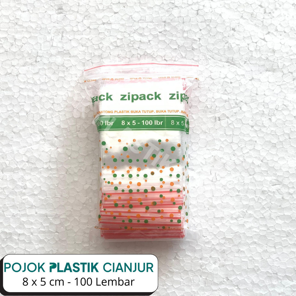 Jual Plastik Klip ZIPACK 8x5 | Shopee Indonesia