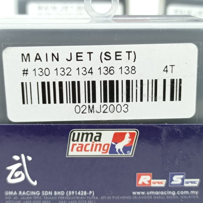 Jual HARGA DISC - MAIN JET SET 4T UMA RACING | Shopee Indonesia