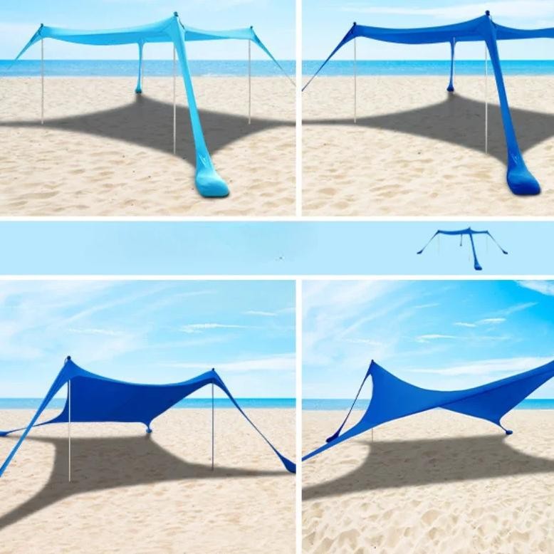 Jual outdoor beach tent sun shelter camping shades tents windproof one ...
