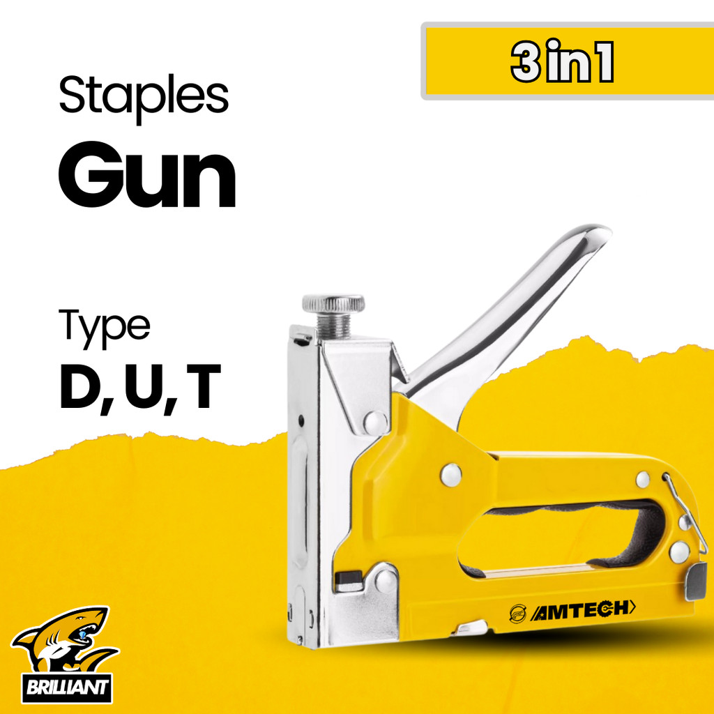 Jual AMTECH Staples Tembak Jok Motor 3 in 1 Stapler Gun Tacker Strepler ...