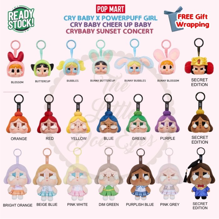 Jual SALE [READY SIAP KIRIM] Pop Mart Cry Baby PowerPuff Girl Sunset ...