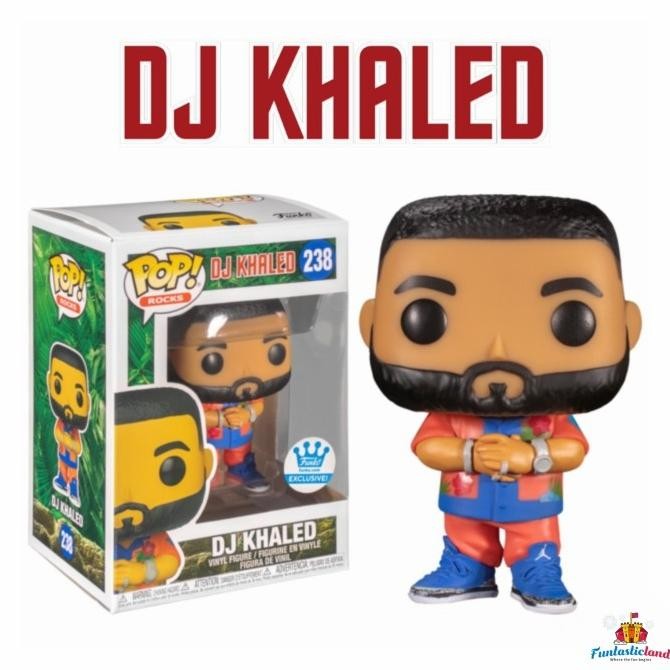 Jual Original Funko POP! - DJ Khaled with Orange Outfit (Hawaiian Shirt ...