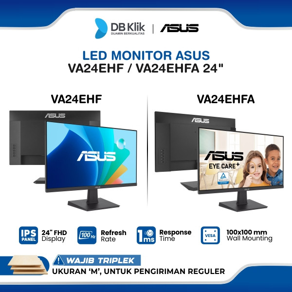 Jual ASUS LED Monitor Va24Ehf 24" IPS FHD 100Hz 1ms - Va24Ehf ...