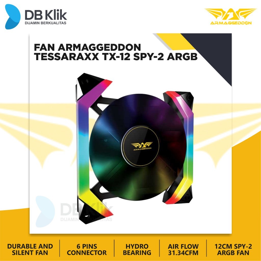 Jual Armaggeddon Fan Tessaraxx Tx-12 Spy-2 Argb - Armagedon Tx12 Spy2 ...
