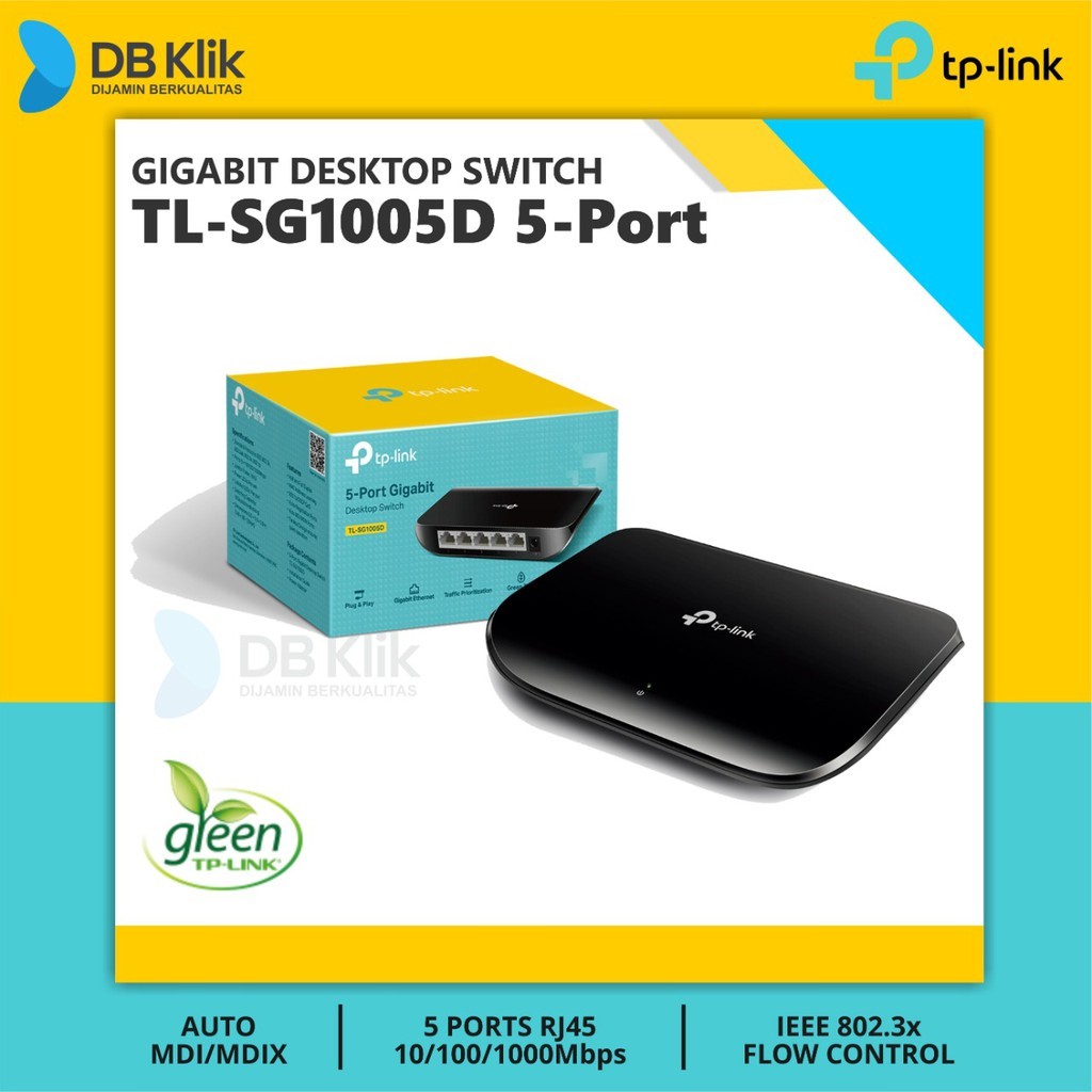 Jual Tp-Link Desktop Switch Tl-Sg1005D 5 Port Gigabit - Tp Link Tl Sg1005D | Shopee Indonesia