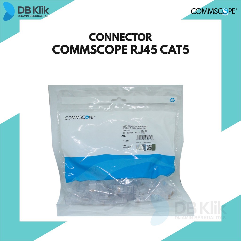 Jual Commscope Connector Amp Cat5 Rj45 | Shopee Indonesia