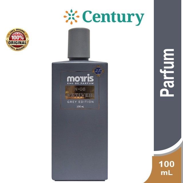 Jual MORRIS EDP GREY EDITION N.08 VETIVER 100ML / PARFUM PRIA | Shopee ...