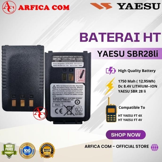 Jual BATREI HT YAESU FT-4X FT-4 ORIGINAL | Shopee Indonesia