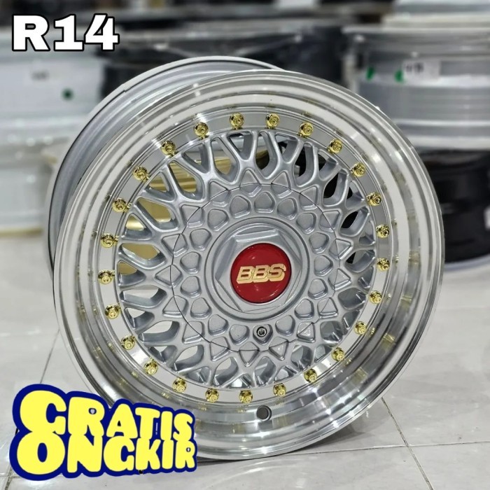 Jual velg racing mobil r14 BBS RS RING 14 Wuling Air ev brio Avanza ...