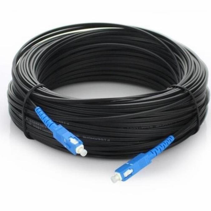 Jual KABEL DROPCORE 1 CORE 3 SELING LENGKAP KONEKTOR SC-SC UPC 50 METER | Shopee Indonesia