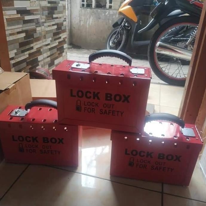 Jual LOTO Box for Lockout Tagout Lock Devices Storage | Shopee Indonesia