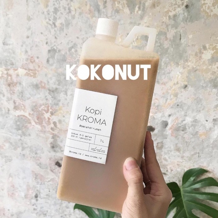 Jual Cuci Gudang Kokonut (Kopi, Kokoa, Hazelnut) 1 Liter Kroma | Shopee Indonesia
