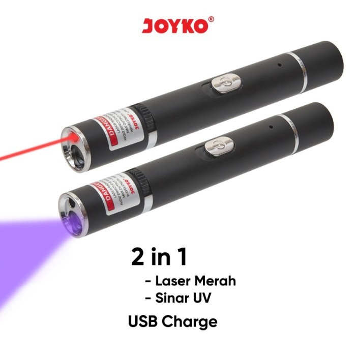 Jual HARGA DISC - Laser Pointer 2 In 1 Penunjuk Laser UV LED Light ...