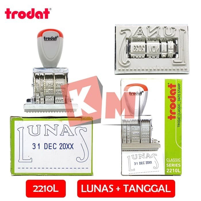 Jual HARGA DISC - Date Stamp / Stempel Lunas Tanggal Trodat 2210L 2210 L | Shopee Indonesia