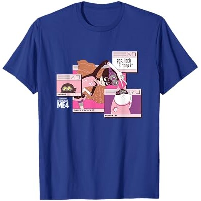 Jual Kaos Panel Dada Poppy Despicable Me 4 Pop Lock & Chop It Cool ...