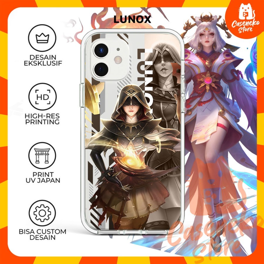 Jual Custom Case Lunox Mobile Legends MLBB Casing Smartphone Phone HP 8 ...
