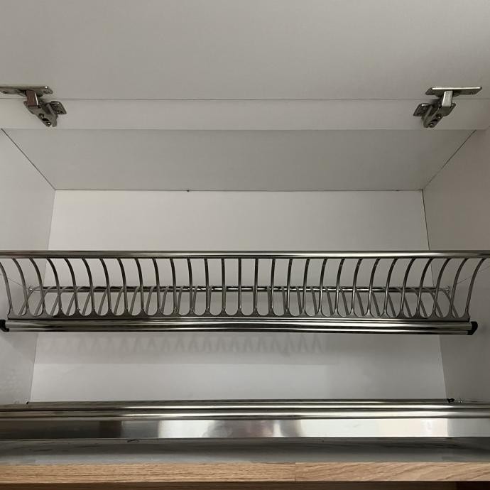 Jual Rak Piring Gelas Stainless Kitchen Set 60 Vitco / Rak Gantung 60Cm ...