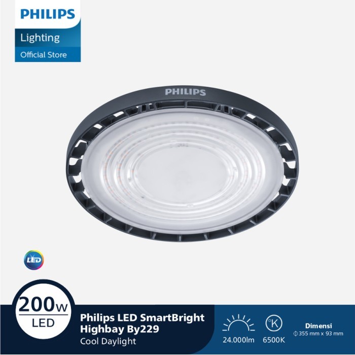Jual PHILIPS Lampu HIGHBAY BY229P LED240 200W 200Watt Lampu Gantung ...