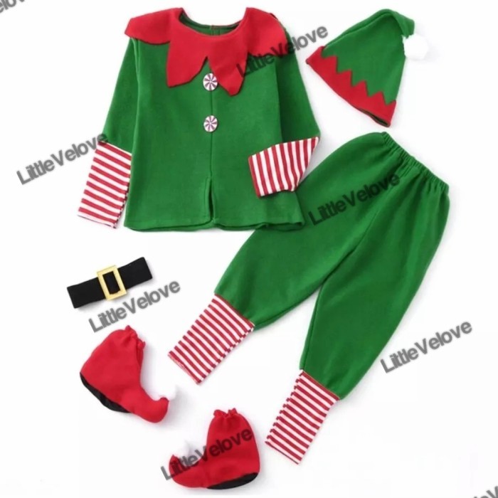 Jual costume christmas anak elf kostum natal peri elf baju natal anak ...