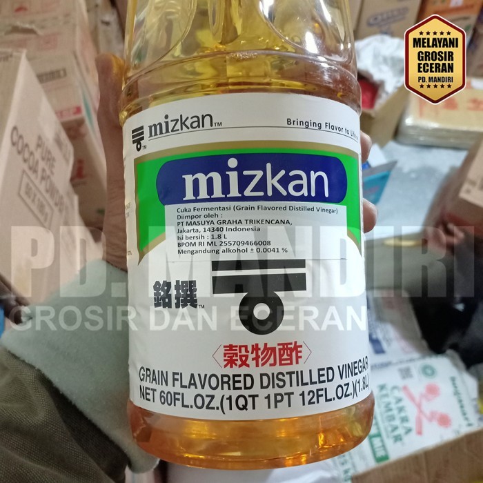 Jual Mizkan Cuka Beras Sushi 1,8 L / Cuka Fermentasi | Shopee Indonesia