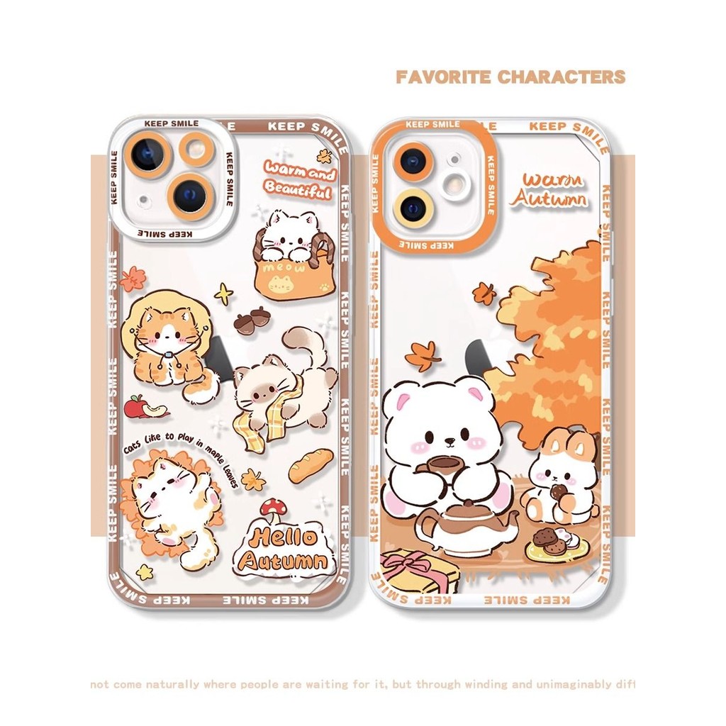 Jual Beruang Premium Transparan Kelinci Musim Gugur Soft Case Xiaomi C75 Xiaomi 14T Prox6 Pro ...