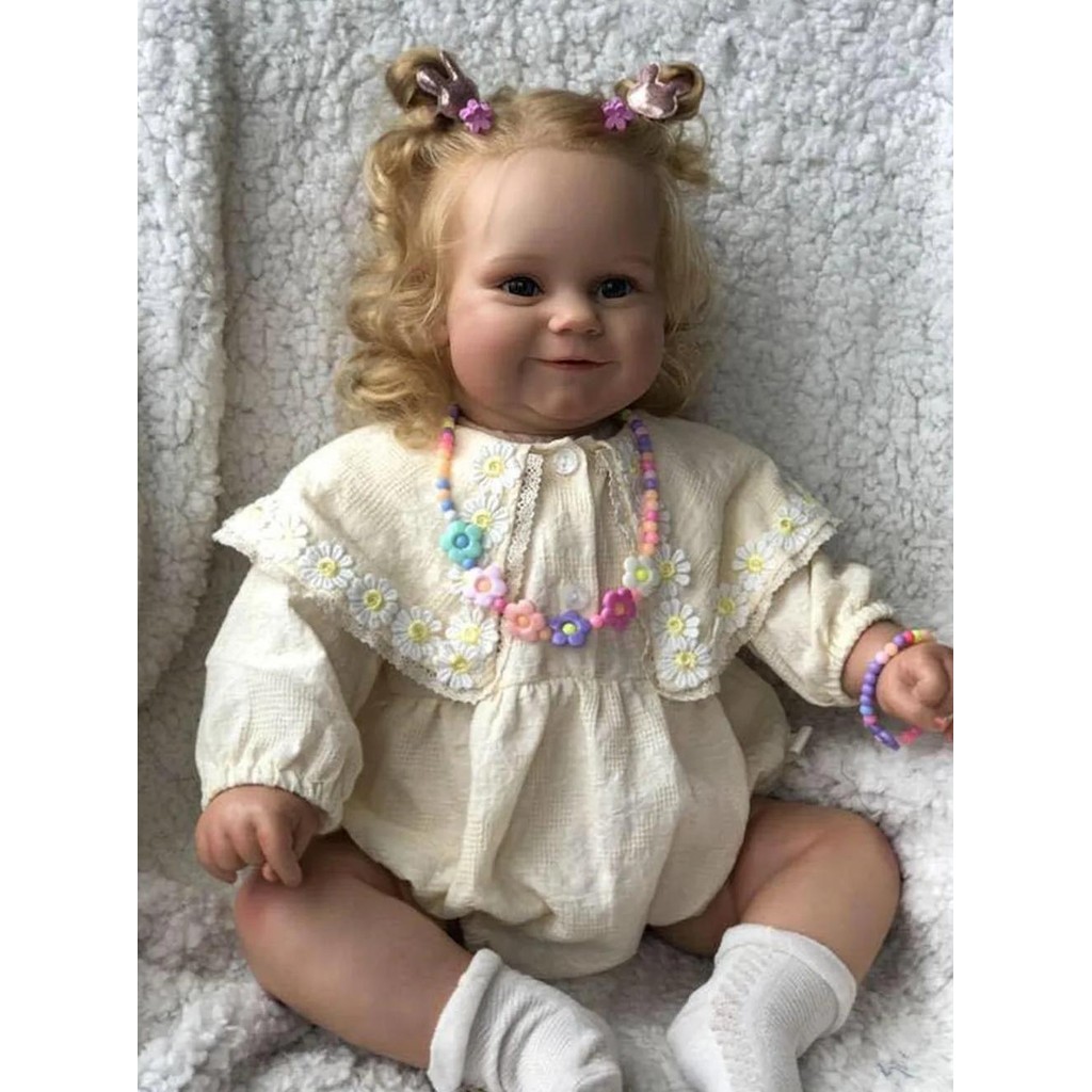 Jual 60cm bebe reborn maddie doll toddler girl boy realistic baby alive ...