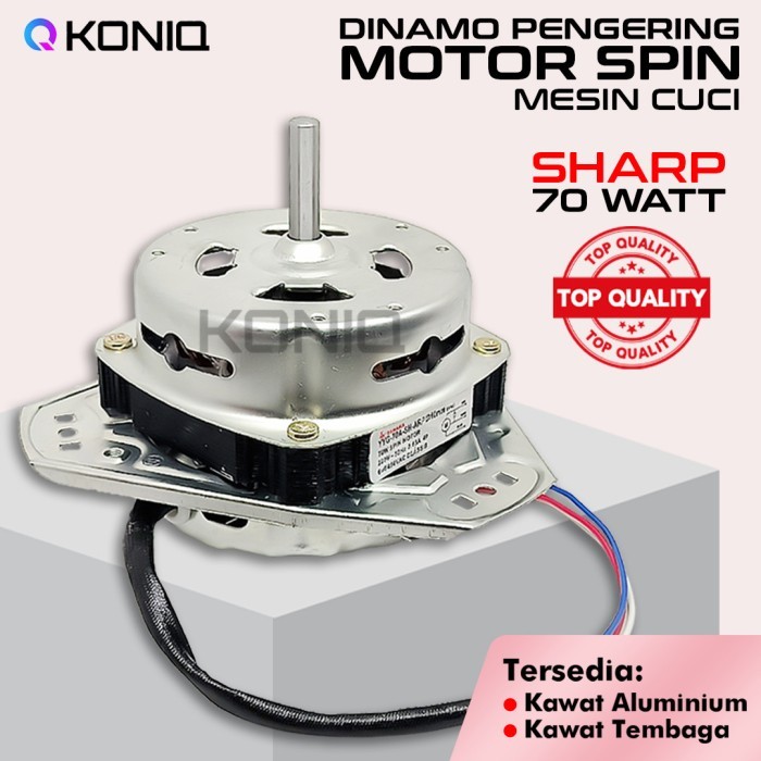 Jual DINAMO PENGERING MESIN CUCI SHARP / MOTOR SPIN MESIN CUCI SHARP | Shopee Indonesia