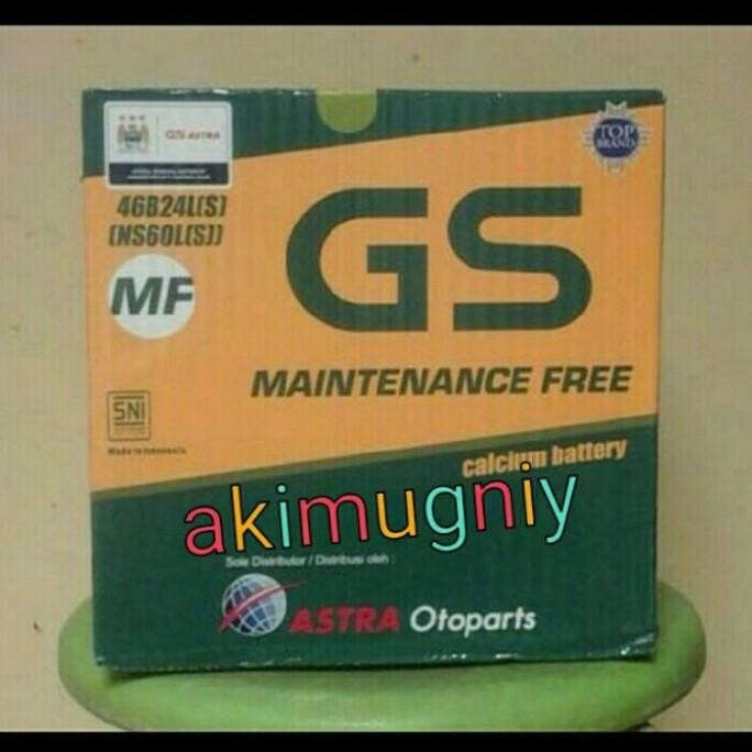 Jual aki mobil crv hrv sienta innova yaris vios gs astra ns60ls mf 12v 45ah | Shopee Indonesia