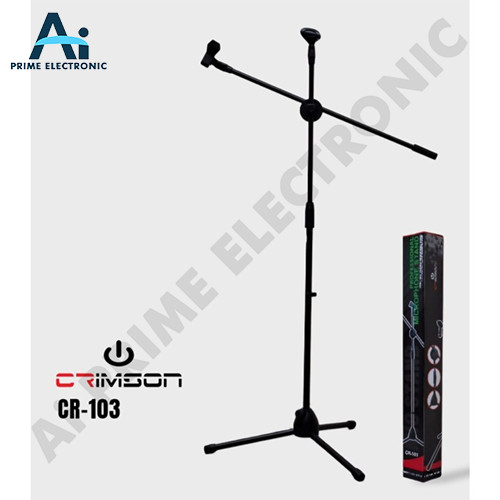 Jual ORIGINAL CRIMSON CR 103 Tripod Stand Mic Lantai Microphone ...