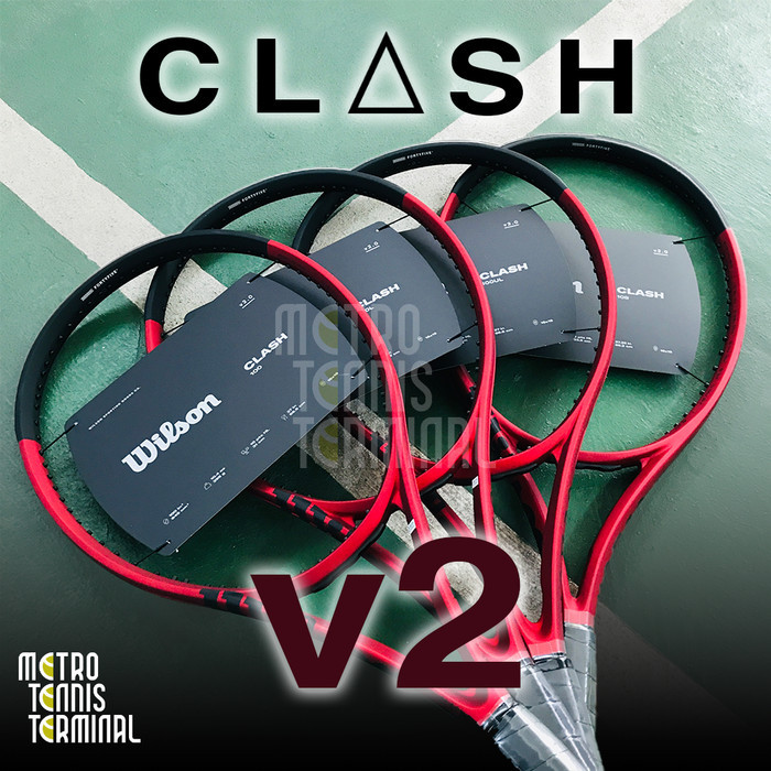Jual Wilson Clash V2 2022 98 100Pro 100 100L 100UL 108 2022 ( Raket ...