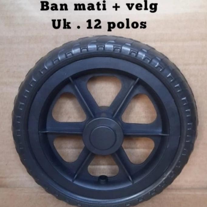 Jual Ban Kursi Roda+Velk Seperpat Kursi Roda Ban Belakang Ukuran 12 ...