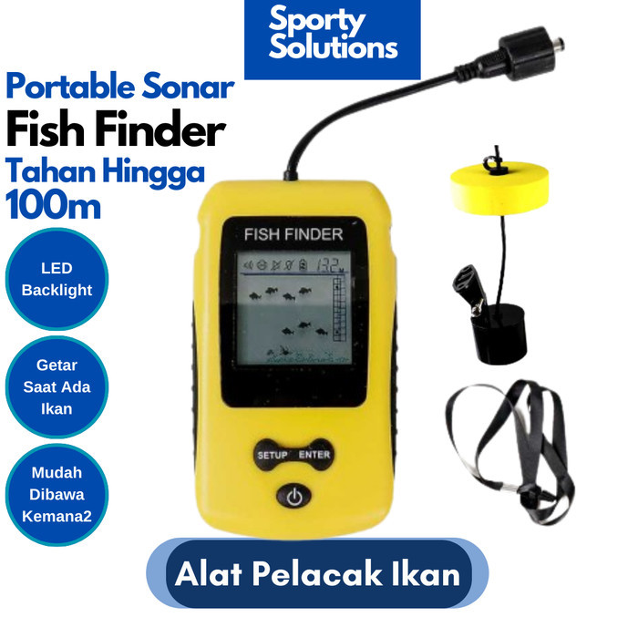 Jual Sonar Fish Finder Portable Alat Radar Pelacak Ikan Backlight ...
